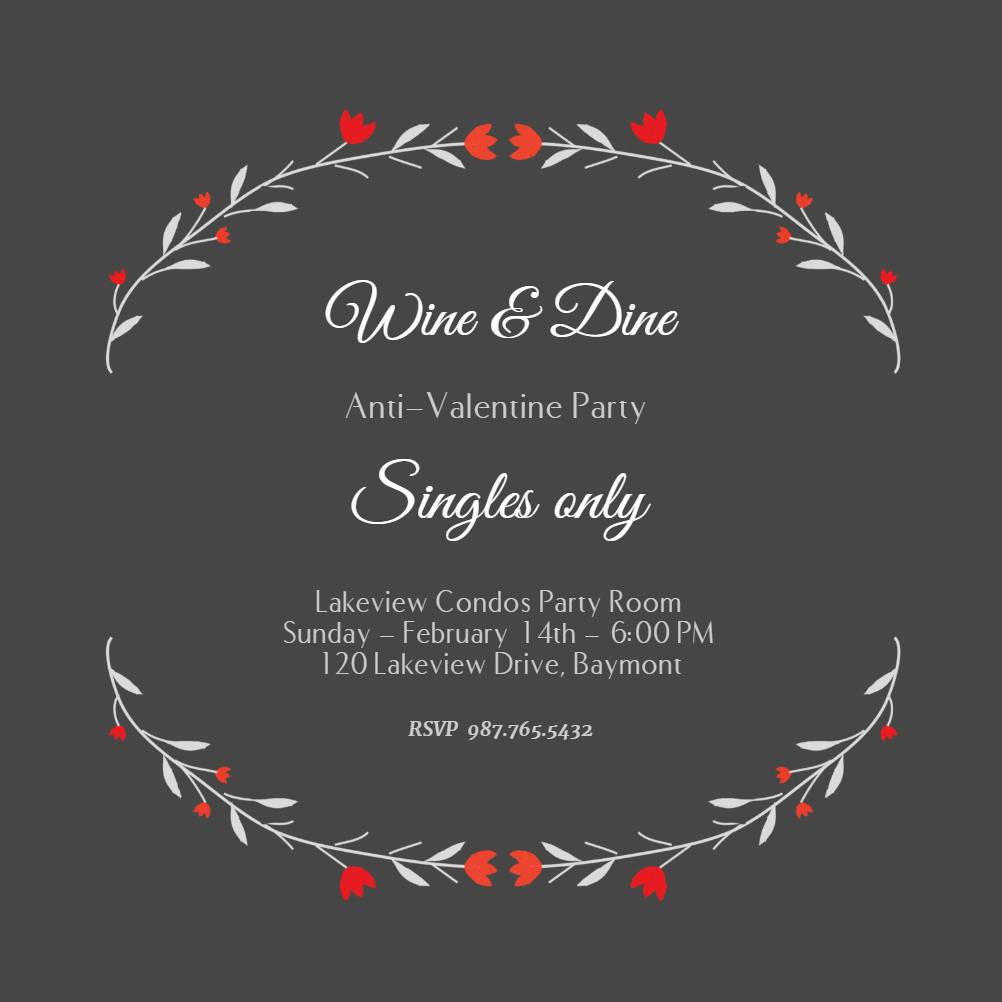 Topsy And Turvy - Valentine's Day Invitation Template (Free ...