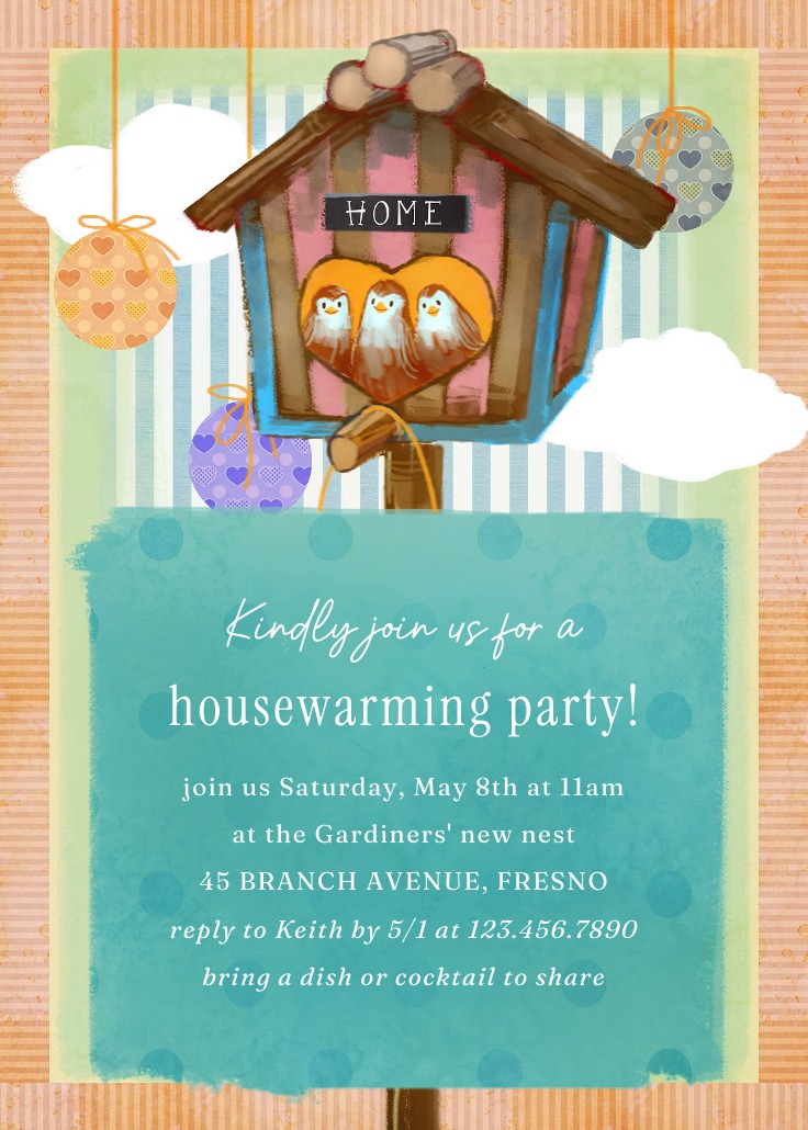Housewarming Party - Housewarming Invitation Template (Free ...