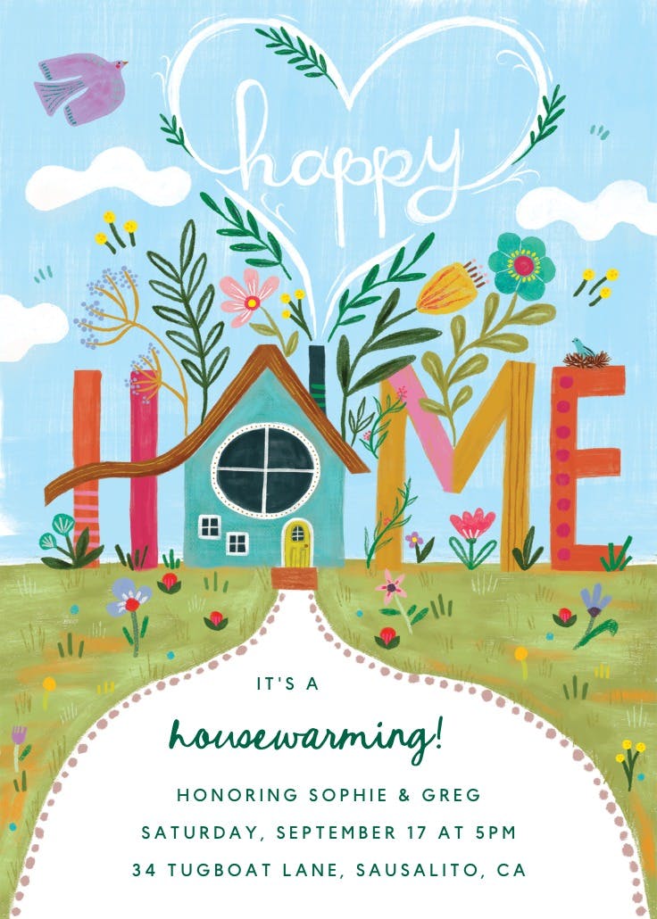 I'm Coming Home - Housewarming Invitation Template | Greetings Island