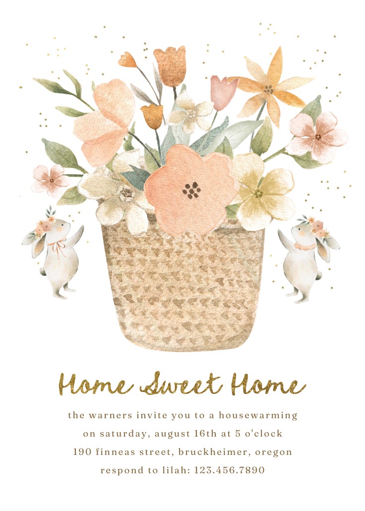 Letting our love grow - Housewarming Invitation Template | Greetings Island
