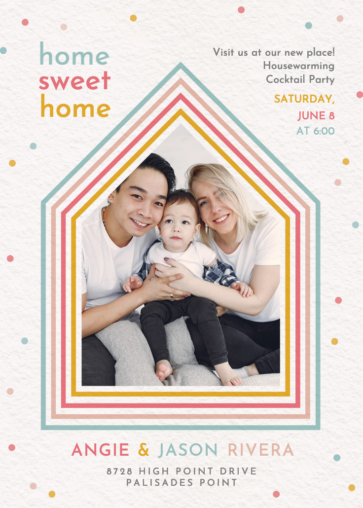Our Sweet Home - Housewarming Invitation Template (Free) | Greetings Island