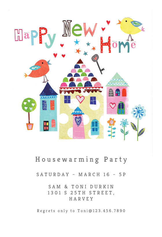 Housewarming Party - Housewarming Invitation Template (Free ...