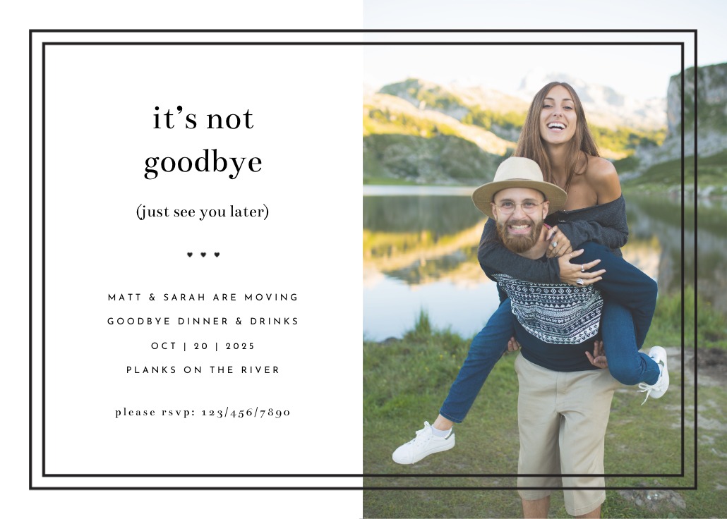 See you later - Housewarming Invitation Template (Free) | Greetings Island