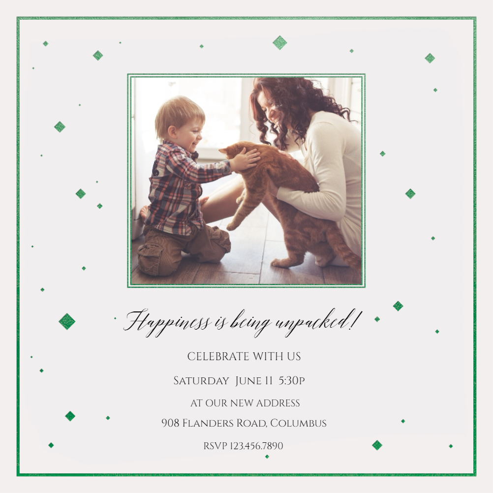 See you later - Housewarming Invitation Template (Free) | Greetings Island