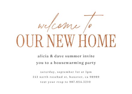 Welcome Party - Housewarming Invitation Template (Free) | Greetings Island