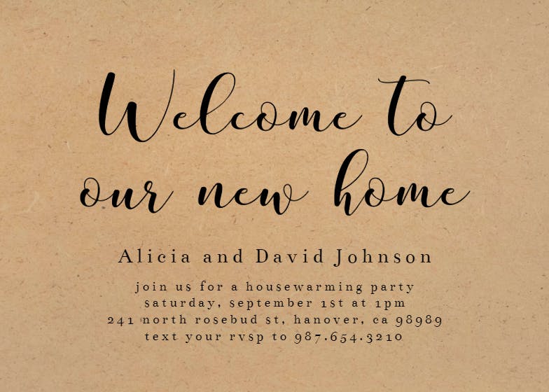 Welcome Party - Housewarming Invitation Template (Free) | Greetings Island