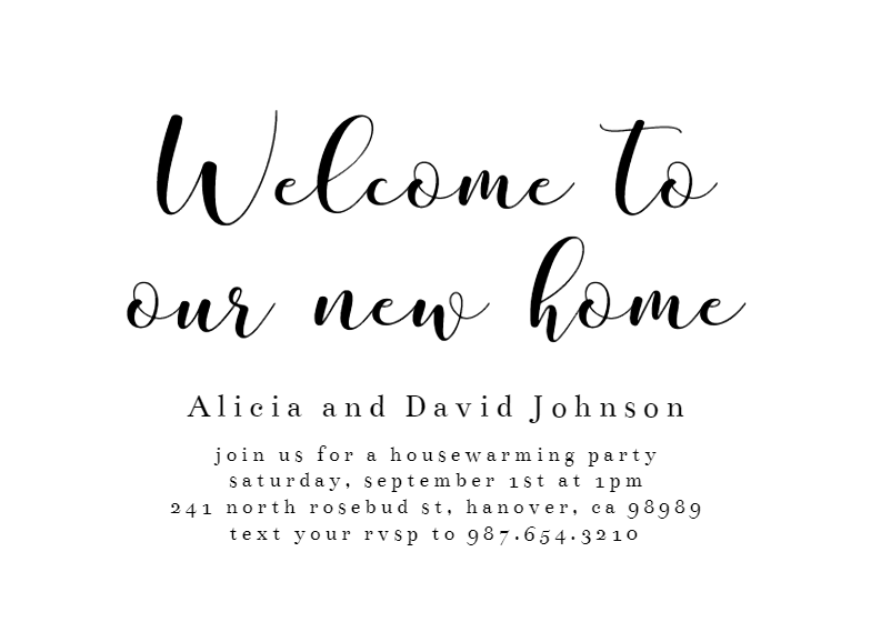 Welcome Party - Housewarming Invitation Template (Free) | Greetings Island
