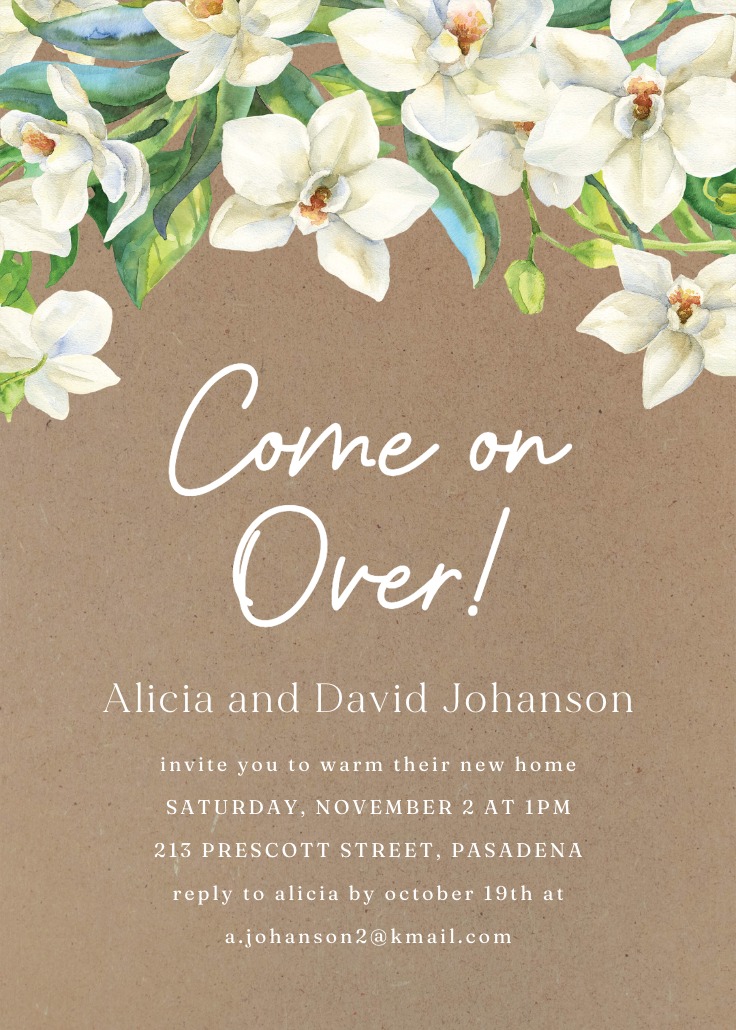 Birds nest - Housewarming Invitation Template (Free) | Greetings Island