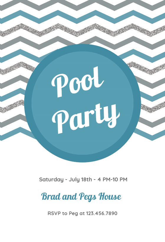 Printable Party Invitation Template (Free) | Greetings Island