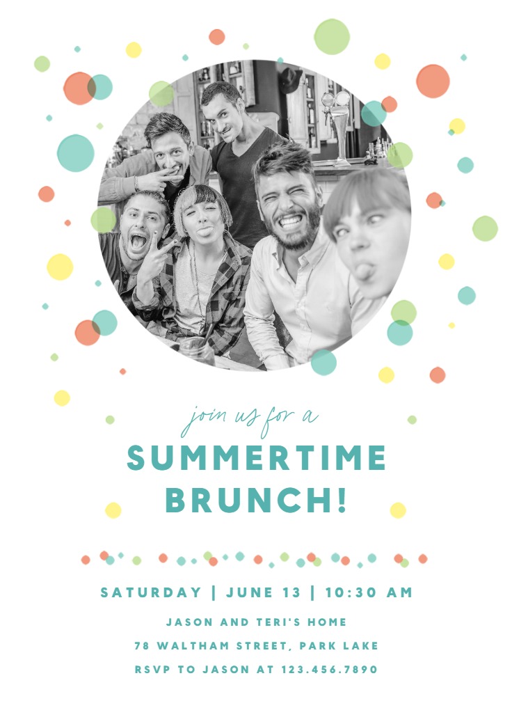 Party Anytime Magazine - Printable Party Invitation Template (Free ...