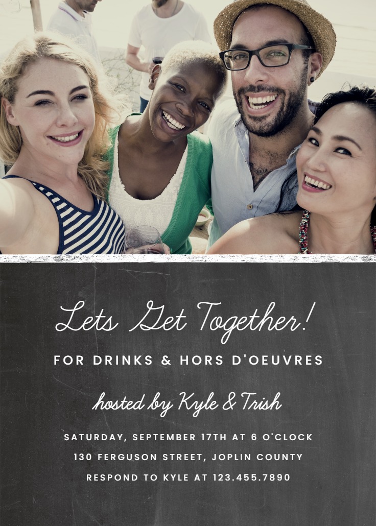 Split Space - Printable Party Invitation (Free) | Greetings Island