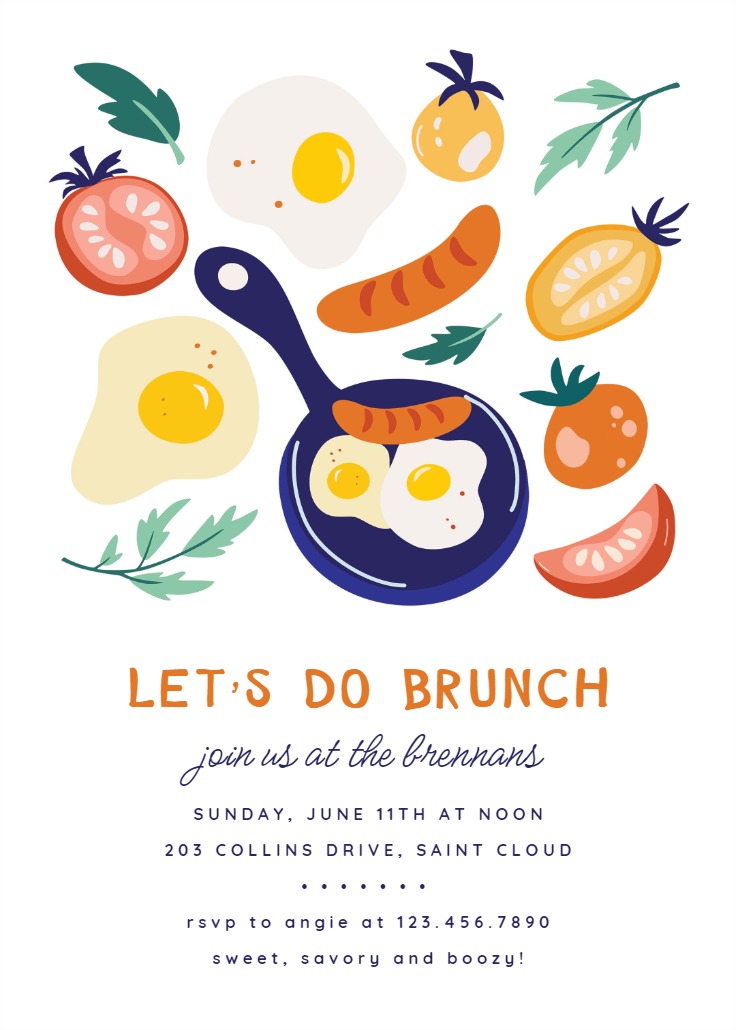 Ready for brunch - Brunch & Lunch Invitation Template | Greetings Island