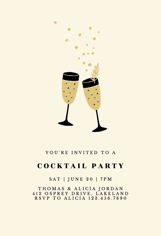 Craft Cocktails - Cocktail Party Invitation Template | Greetings Island
