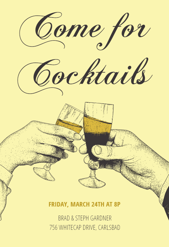 Break in the bar - Housewarming Invitation Template (Free) | Greetings ...