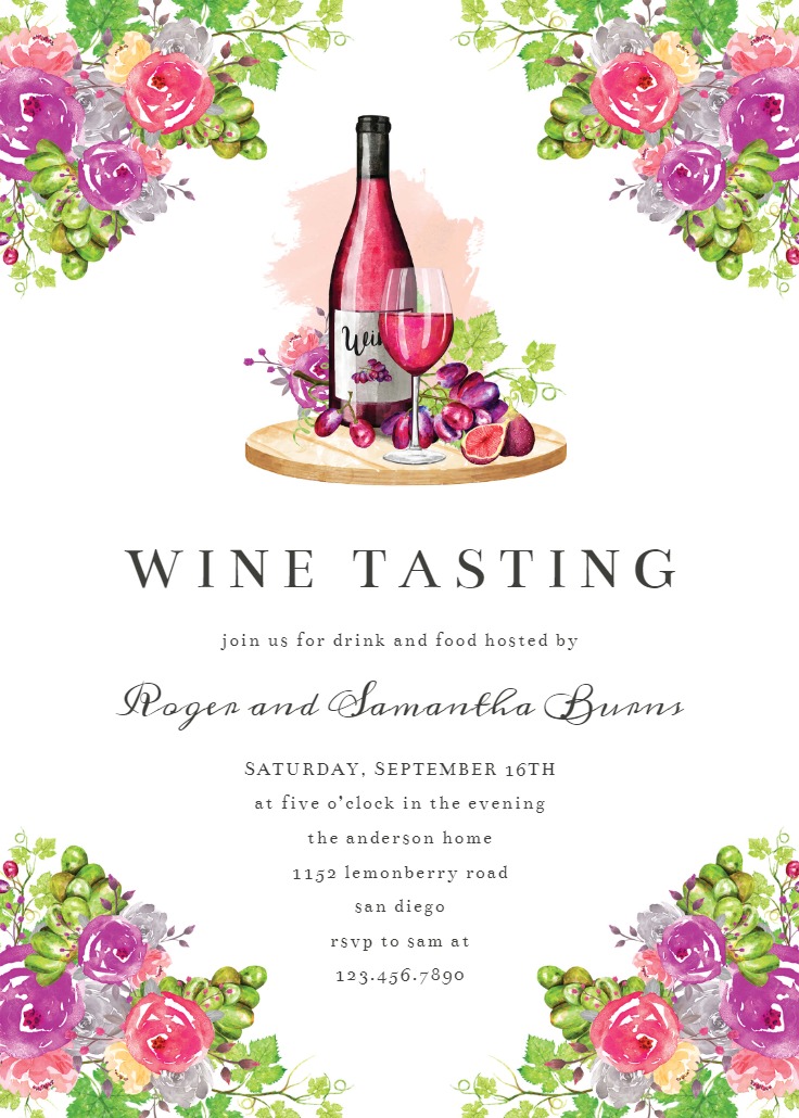 Sip & Snack - Cocktail Party Invitation Template (Free) | Greetings Island