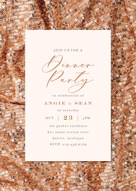 Dinner Party Invitation Templates (Free) | Greetings Island