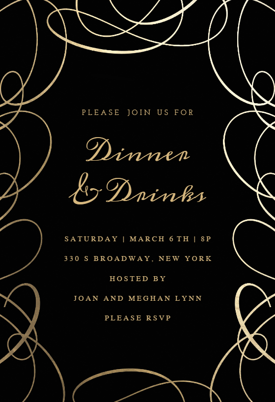 Dinner Party Invitation Templates (Free) | Greetings Island