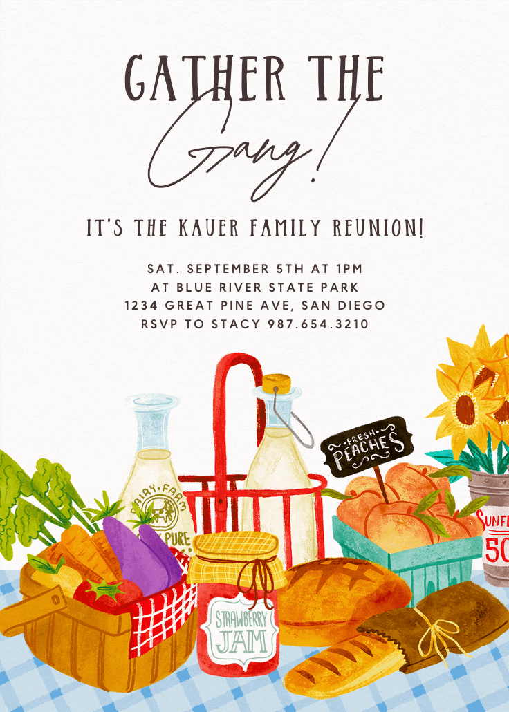 Chit-Chat and Family Fun - Family Reunion Invitation Template (Free ...