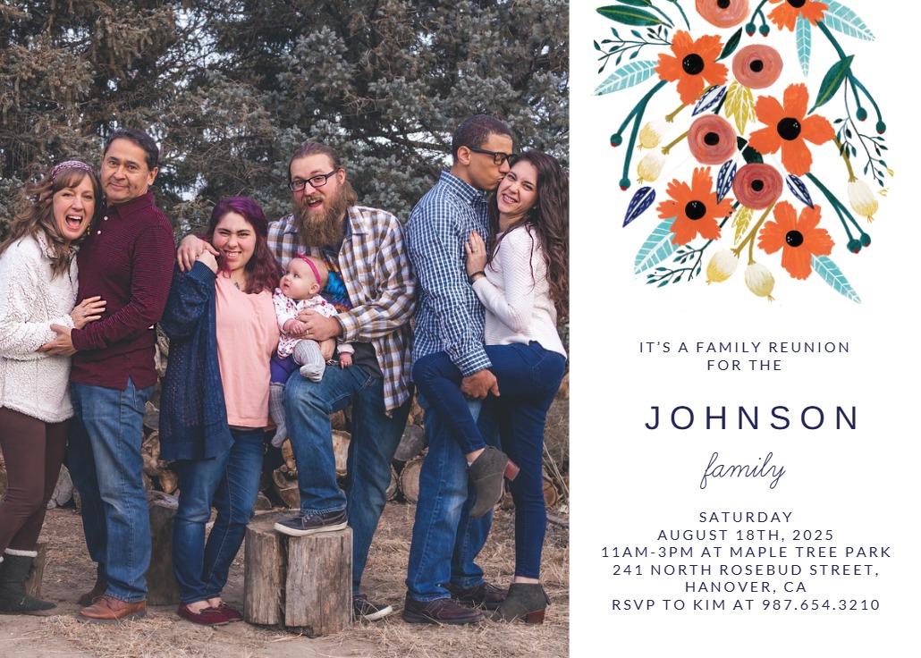 Together Again - Family Reunion Invitation Template (Free) | Greetings ...