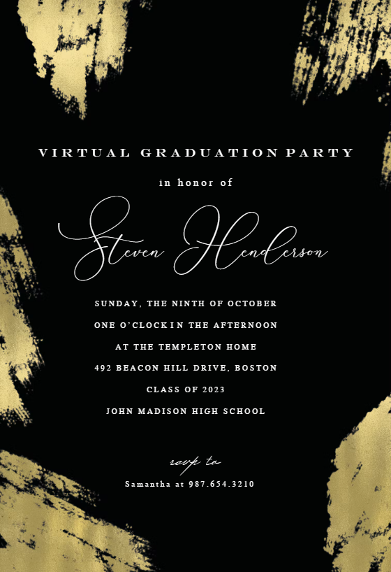 Graduation Party Invitation Templates (Free) | Greetings Island