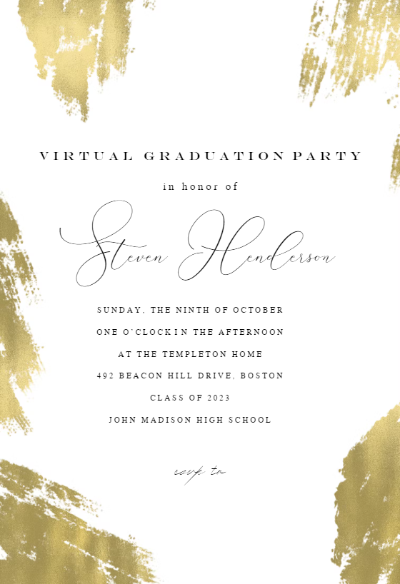 Graduation Party Invitation Templates (Free) | Greetings Island