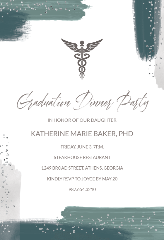 Commence Celebrating - Graduation Party Invitation Template | Greetings ...