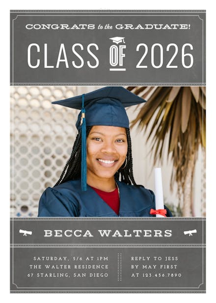 Page 5 | 2024 Graduation Announcement Templates (Free) | Greetings Island