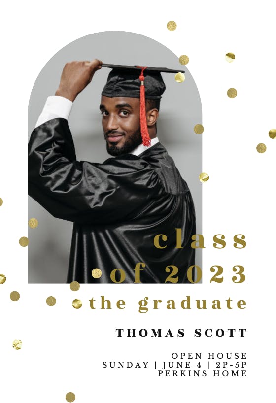 Feeling Bubbly - Graduation Party Invitation Template (Free ...