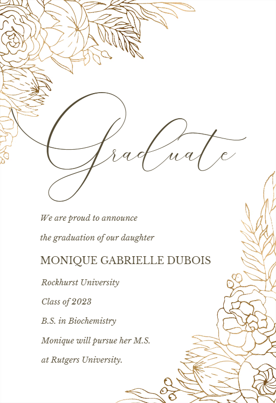 Graduation Party Invitation Templates (Free) | Greetings Island