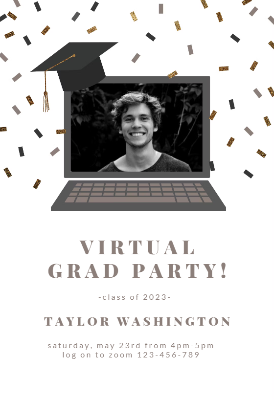 Graduation Party Invitation Templates (Free) | Greetings Island