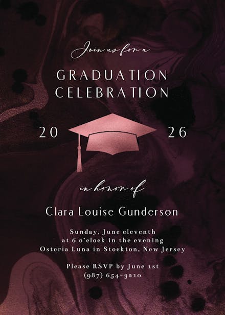 Graduation Party Invitation Template (Free) | Greetings Island