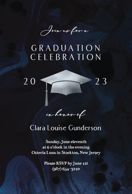 Graduation Celebration - Graduation Party Invitation Template ...