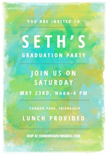 Graduation Party Invitation Templates (free) | Greetings Island