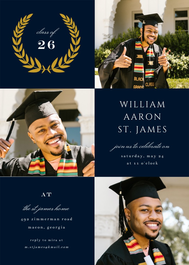 Tassel Turned - Graduation Party Invitation Template | Greetings Island