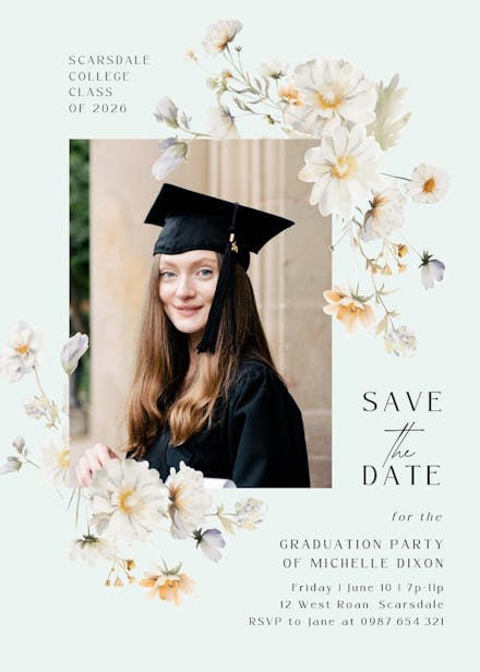 2024 Graduation Party Invitation Templates (Free) | Greetings Island