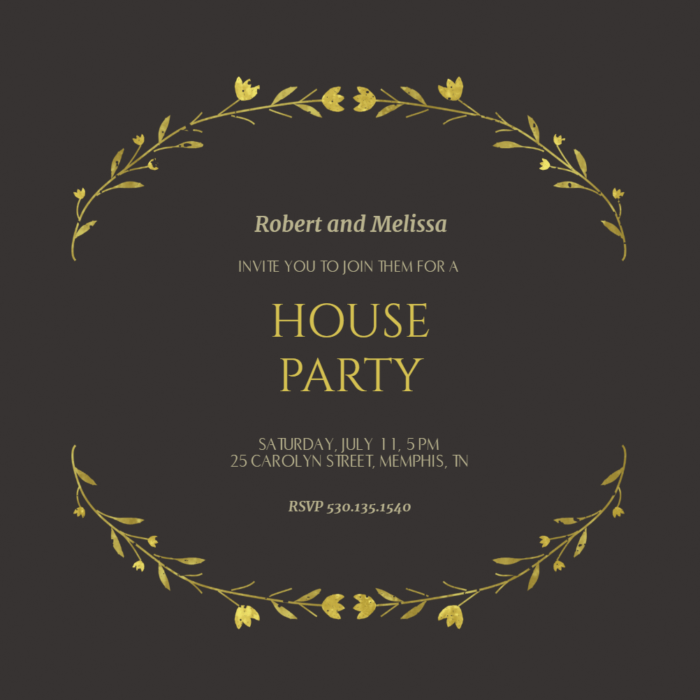 House Party Invitation Templates (Free) | Greetings Island