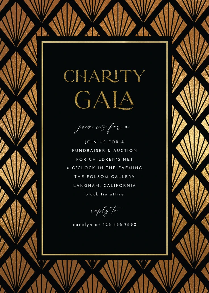 Fancy night - Dinner Party Invitation Template | Greetings Island