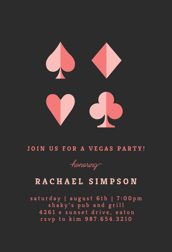 Poker Game Night - Sports & games Invitation Template (Free ...