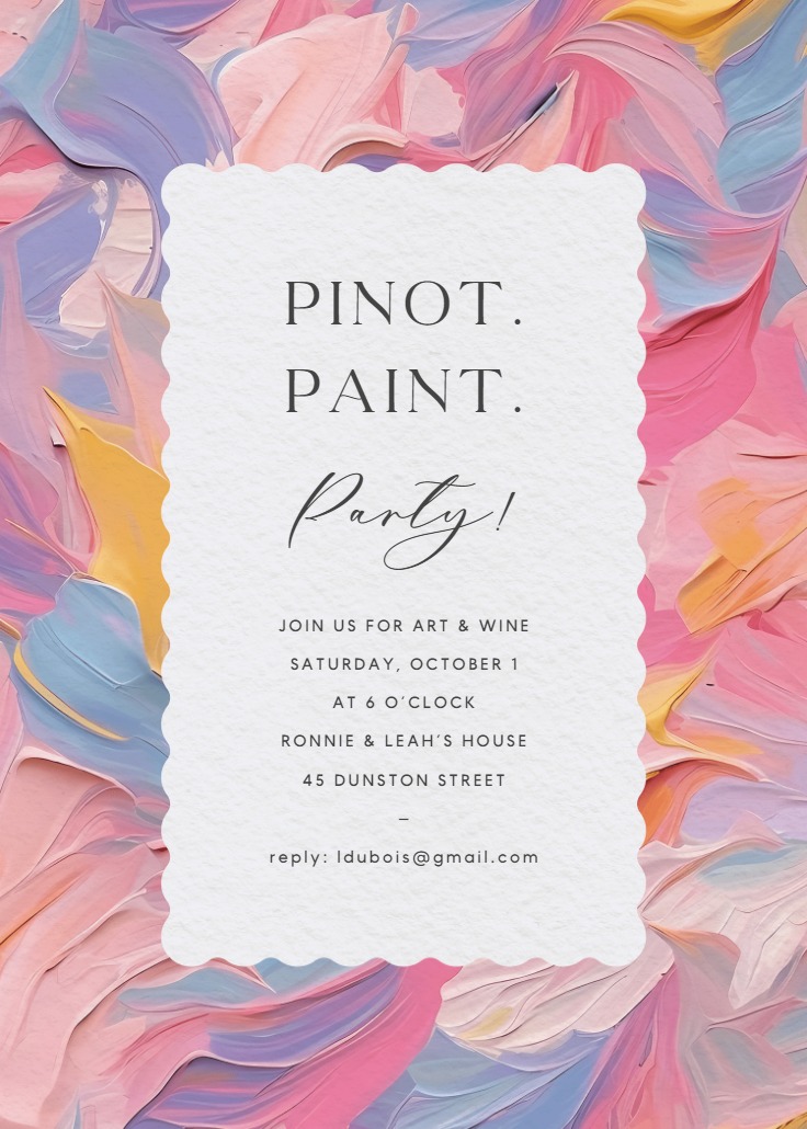 Textured Pastel - Party Invitation Template | Greetings Island