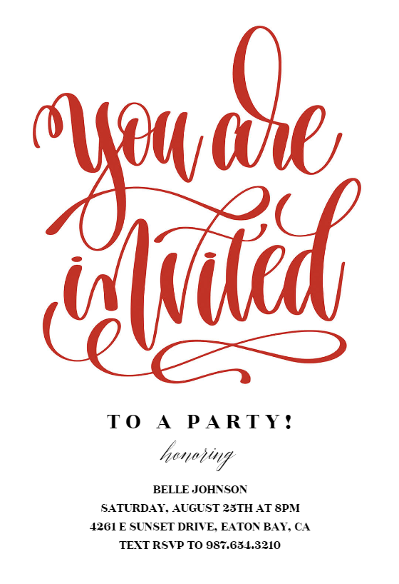 Party Invitation Templates (Free) | Greetings Island