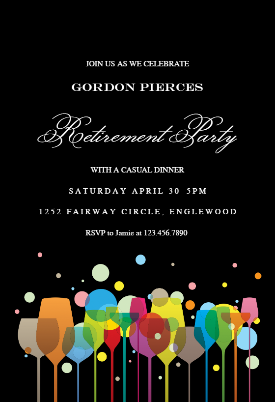 Grand Finale - Retirement & Farewell Party Invitation Template (Free ...