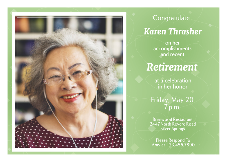 Banner Year - Retirement & Farewell Party Invitation Template (Free ...