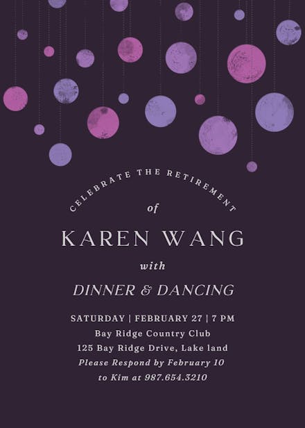 Grand Finale - Retirement & Farewell Party Invitation Template (Free ...