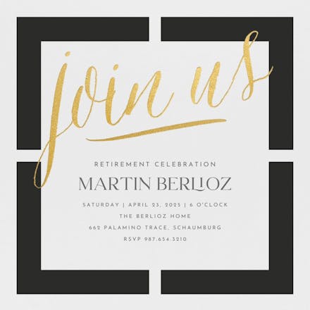 New Chapter - Retirement & Farewell Party Invitation Template (Free ...