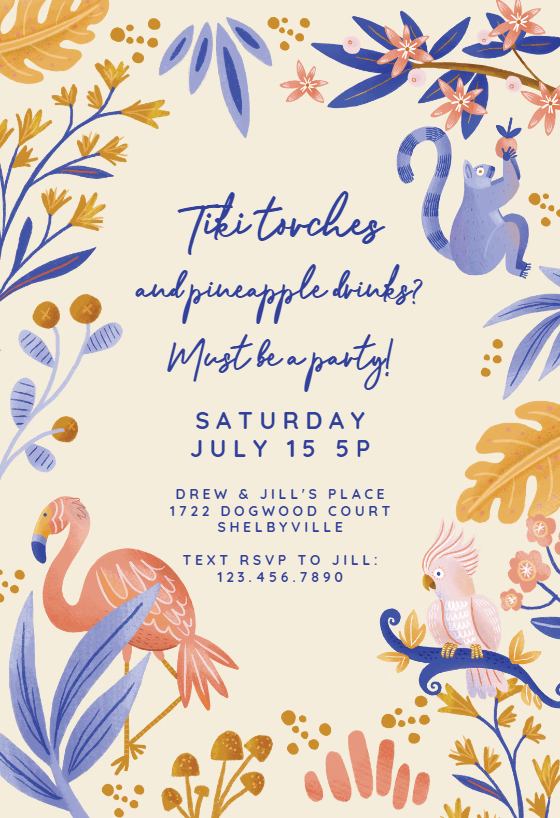 Invitaciones Para Fiestas Gratis | Greetings Island