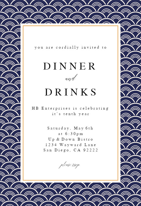 Business Casual - Business Event Invitation Template (Free) | Greetings ...