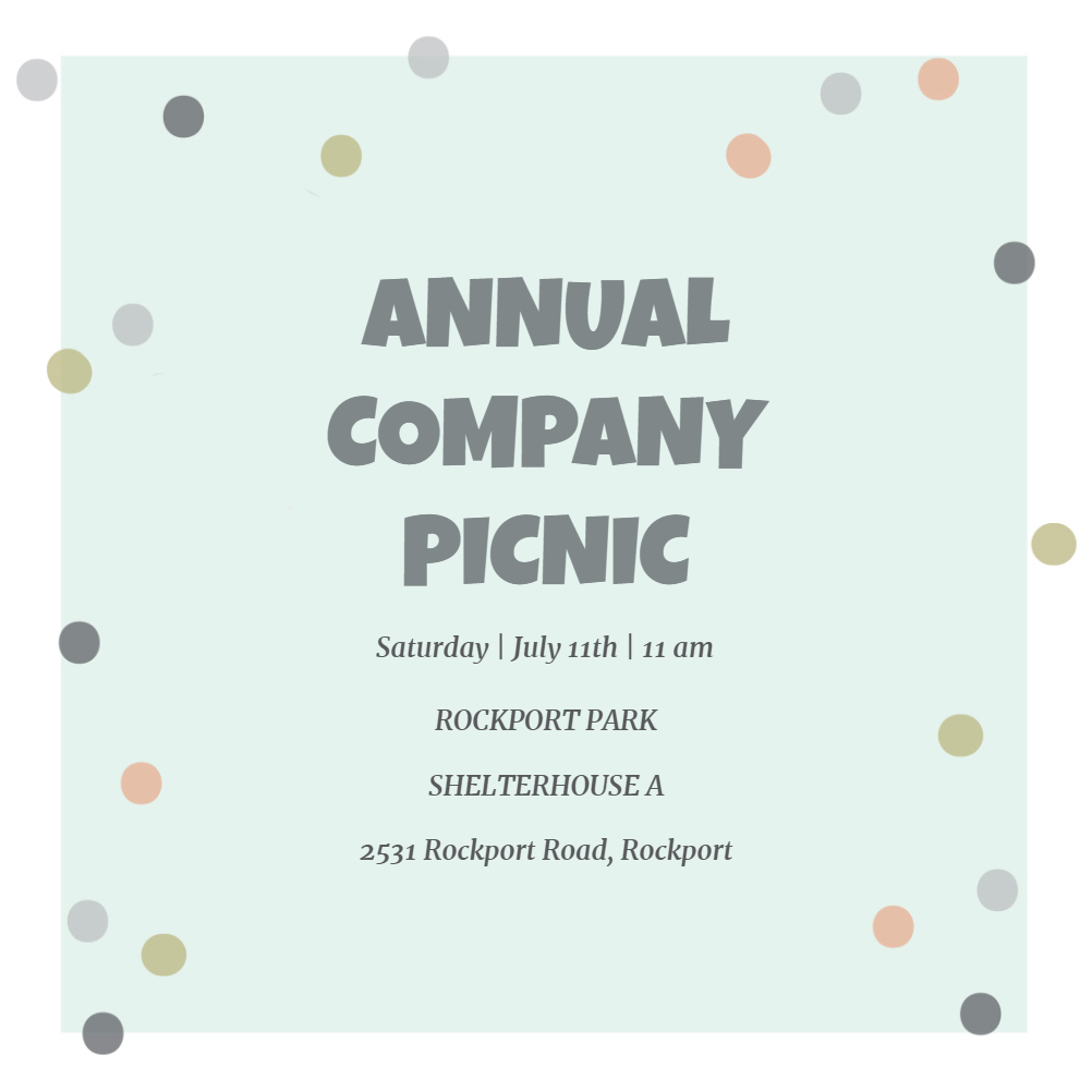 Random-Dinner-Dots - Business Event Invitation Template (Free ...