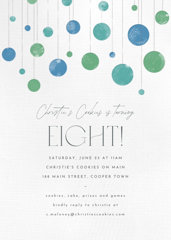 Simple Celebration - Business Events Invitation Template (Free ...