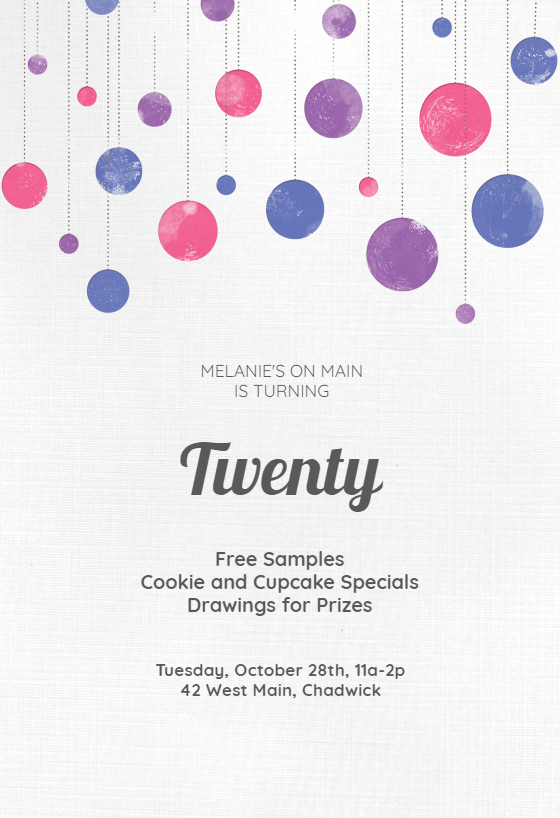 Simple Celebration - Business Event Invitation Template (Free ...