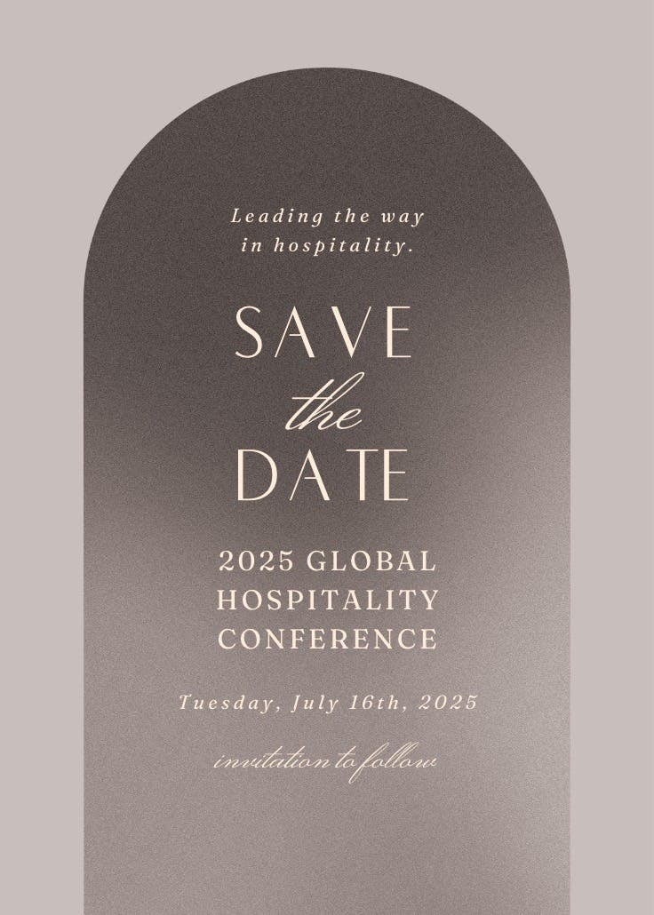 Simply Golden - Invitation Template (Free) | Greetings Island